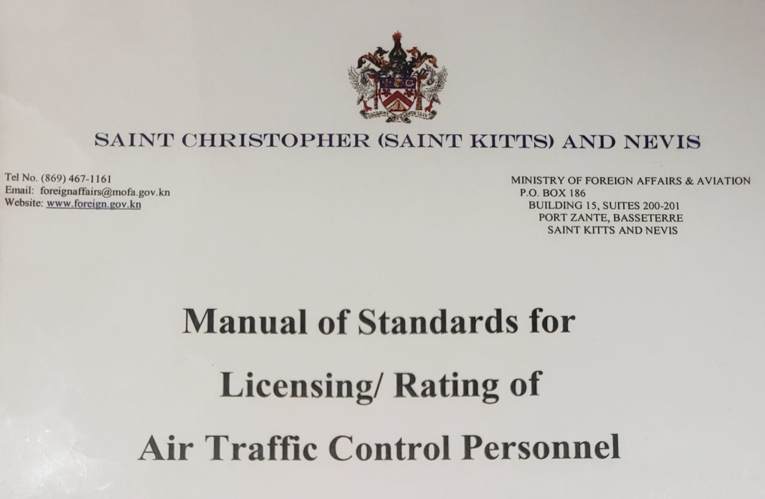 Manual of Standards for Licensing/Rating of Air Traffic Control ...
